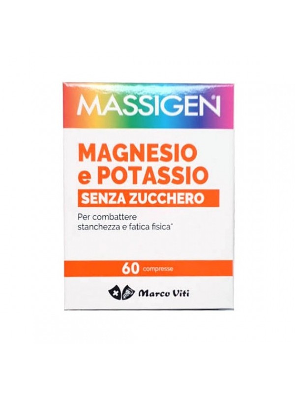Massigen Magnesio e Potassio Senza Zucchero – Massigen – 60 compresse ...